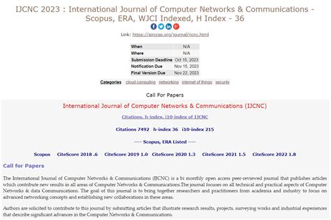 Steve Price On Linkedin International Journal Of Computer Networks And Communications