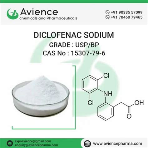 Diclofenac Sodium Powder 25kg Bag 99 At ₹ 750kg In Surat Id