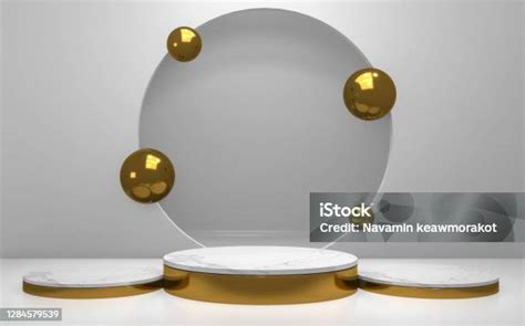 연단 쇼 화장품 기하학적 양식 실린더 연단 흰색 배경3d 렌더링 0명에 대한 스톡 사진 및 기타 이미지 0명 3차원 형태 개념 Istock