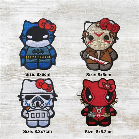 Kitty Batstormtjasondpool Embroidered Velcro Patch Meniacc