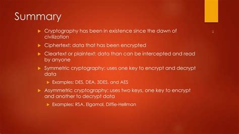 Ethical Hacking Chapter 12 Encryption Eric Vanderburg Ppt