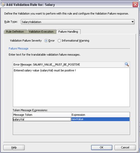 Andrej Baranovskij Blog Implementing Custom Generic Plsql Validator In Oracle Adf