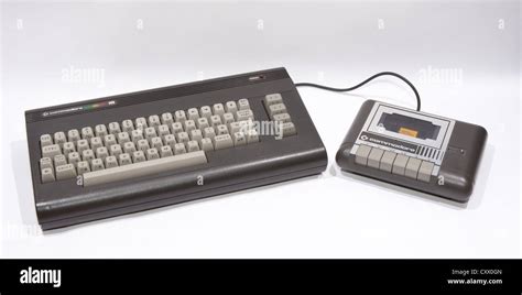 Commodore 16 Home Computer And Tape Cassette Stock Photo Alamy