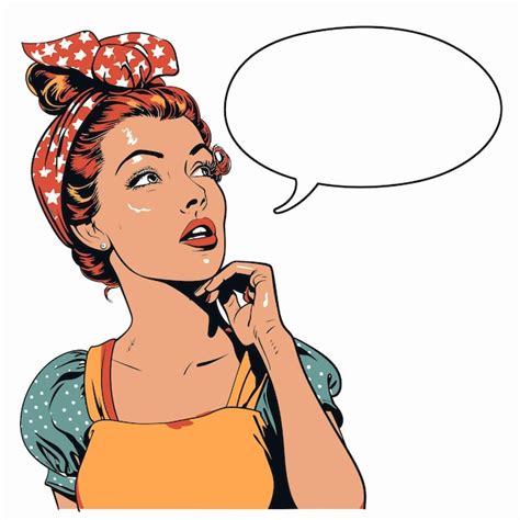 Premium Vector A Woman With A Speech Bubble Saying Quot A Quot On It