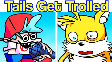 Friday Night Funkin VS Tails Gets Trolled DEMO Cutscene FNF Sonic