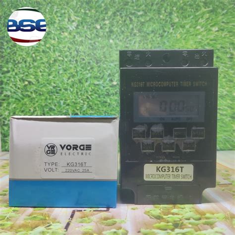 Jual Vorge Kg316t Digital Timer Relay Switch Delay 1no 1nc No Chint Larkin Shopee Indonesia