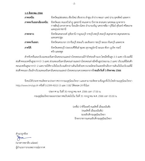 พยากรณ์อากาศวันนี้ 30ก ค 66 กรมอุตุฯ ประกาศ 34 จว ฝนตกหนักถึงหนักมาก