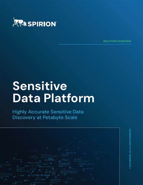 Sensitive Data Discovery At Petabyte Scale Solution Overview Spirion