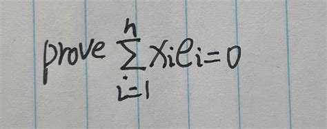 Solved Prove ∑i1nxiei0suppose ϵi Is A Sequence Of N