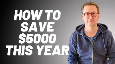 How To Save 5000 This Year In A Few Easy Steps Youtube