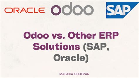 odoo vs other erp solutions sap oracle a detailed comparison by