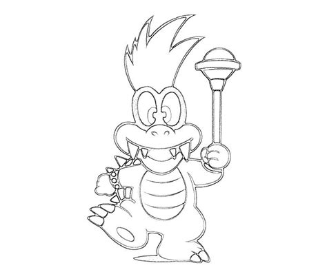 King Koopa Coloring Pages At Free Printable
