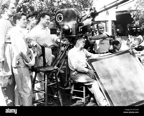 SYLVIA SCARLETT From Left Brian Aherne Katharine Hepburn Director George Cukor On Set