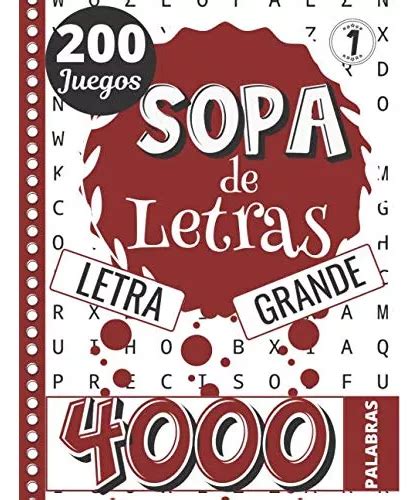 Libro Sopa De Letras Adultos Y Mayores Letra Grande En Venta En Quilmes Bs As G B A