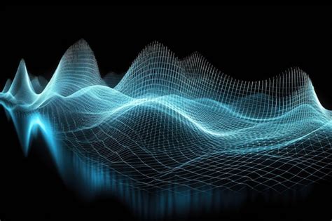 Premium Ai Image Engineering Dynamic Circular Digital Waves Digital Foundation For Smooth Wave