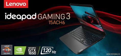 БВ ігровий ноутбук Lenovo Ideapad Gaming 3 15ach6 156 Full Hd Ryzen 5