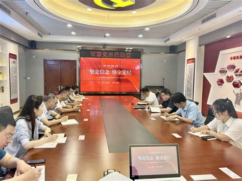 综合保障中心党支部开展支部书记讲党课暨党纪学习教育主题党日活动纪律守纪内涵