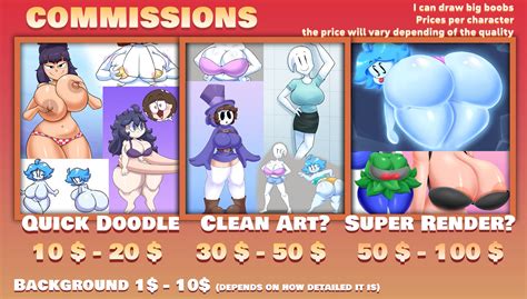 Wii S Art On Twitter COMMISSIONS ALWAYS OPEN Payments First And Only On PayPal Can Do