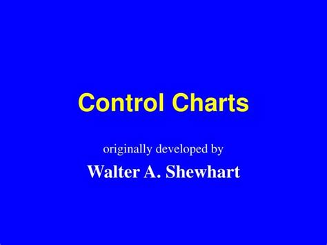 PPT Control Charts PowerPoint Presentation Free Download ID