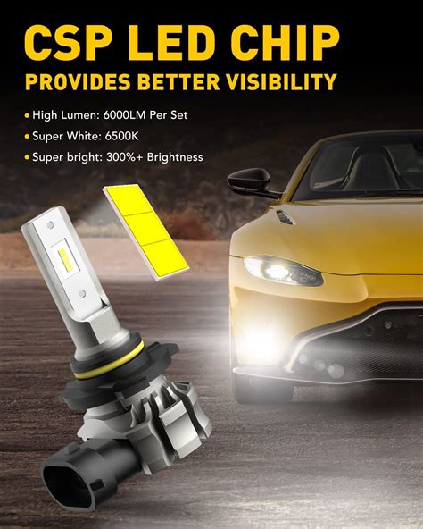 Buy AUXITO 9145 9007 H10 9145 LED Fog Light Bulbs 9007 HB5 LED Bulbs
