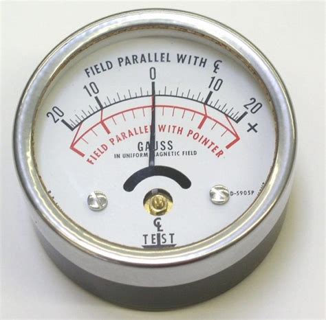 Parker Mg 25 Magnetic Field Indicator Gauss Meter