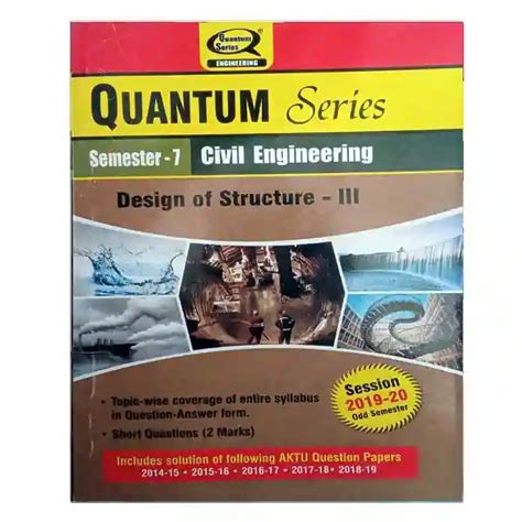 Quantum Series Aktu Btech Semester 7 Civil Engineering