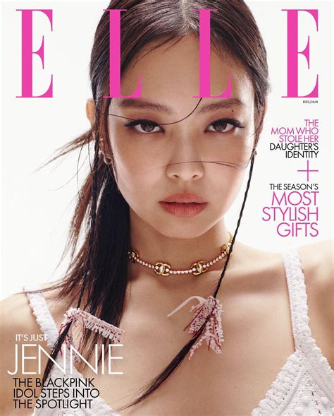 Pop Base On Twitter Blackpink S Jennie Stuns On The Cover Of Elle Usa
