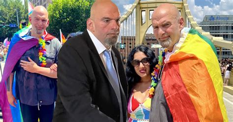 Fetterman Finally Discovers Color Dresses Up Fancy For Pride Parade