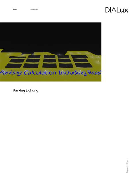 Parking Lighting Report With Road Pdf Electrodynamics Electromagnetic Radiation