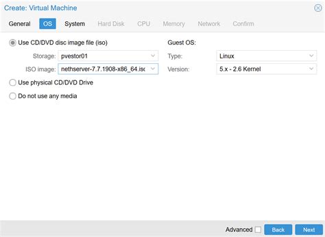 install neth 7 7 in proxmox support nethserver community