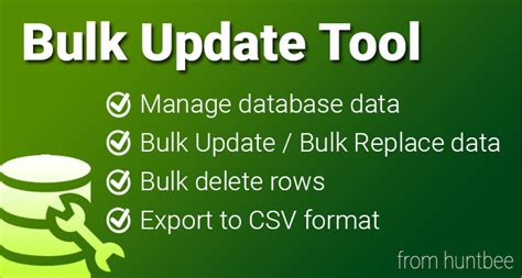 Bulk Update Tool OpenCart HuntBee