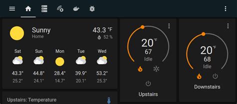 Thermostat Card Button Spacing Not Dynamic · Issue 8627 · Home
