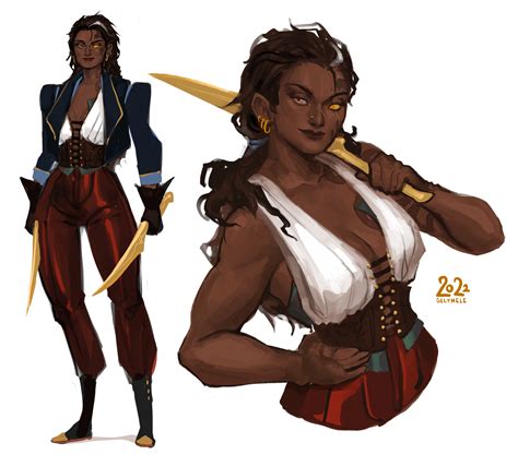 Dragon Age Isabela Concept Art