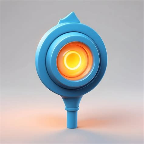Premium Photo Torch Icon Flaming Symbol Fire Emblem Illumination