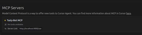 Bug Report Mcp Sse Server Connects But Cursor Shows No Tools Available Despite Server
