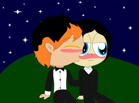 Starry Night Kiss Art Trade By Stargirlshooter On Deviantart