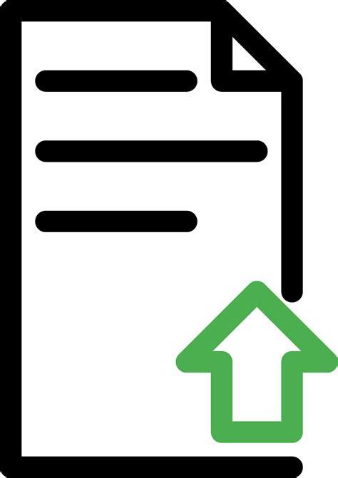 Upload Document Icon Button 36711414 Vector Art At Vecteezy