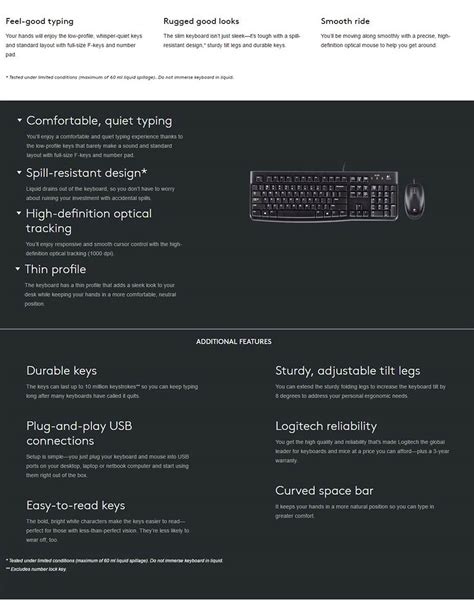 Logitech Mk120 Wired Keyboard And Mouse Combo Mandl Computers Technology