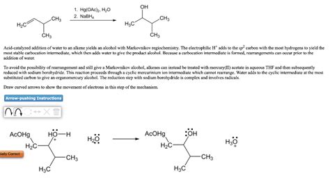 solved oh 1 hg oac 2 h2o 2 nabh4 ch3 ch3 h2c h2c ch3 ch3