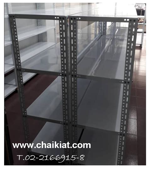 ชั้นเหล็กฉากเสาใหญ่วางของพื้นปูแผ่นเหล็ก บริษัท ชัยเกียรติ 1992 จำกัด Inspired By Lnwshop