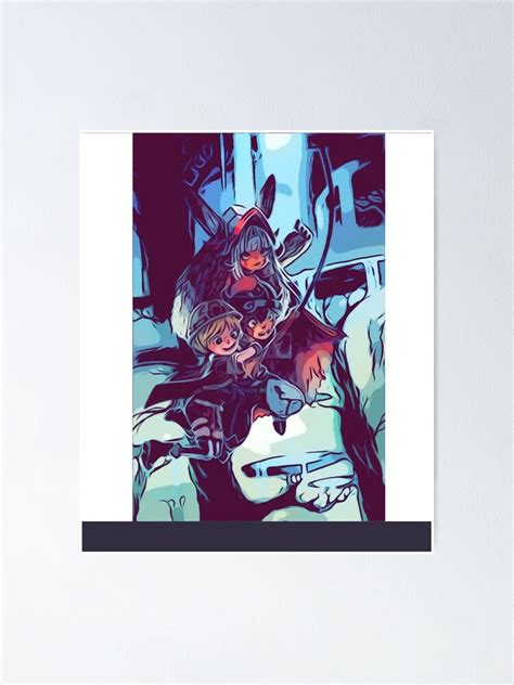 Rock Made In Abyss Reg Riko And Nanachi Sketch Poster For Sale By Rolfniemann Redbubble