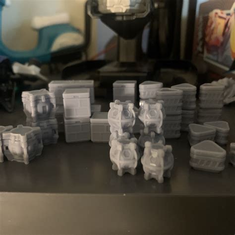 3d Printable Sci Fi Cargo Crates Support Free By That Blasted