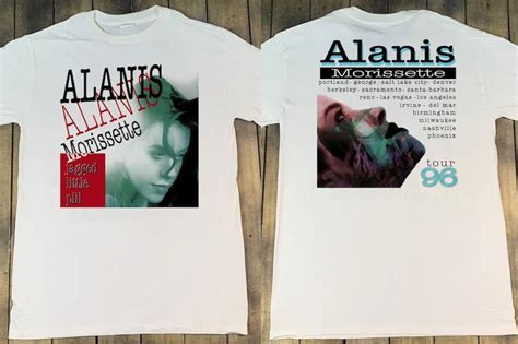 Alanis Morissette Jagged Little Pill Tour 96 T Shirt Alanis Morissette
