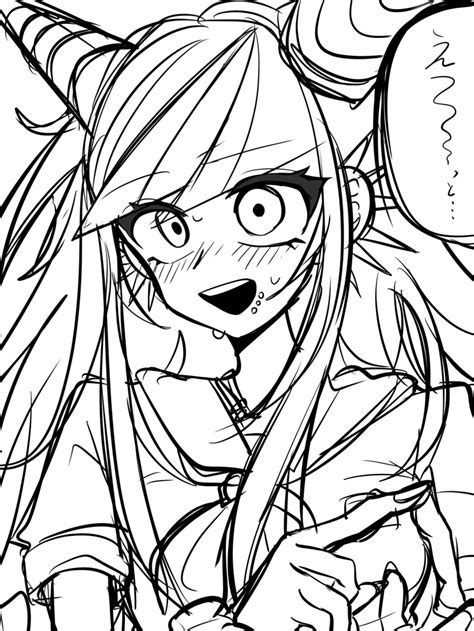 Safebooru 1girl D Blush Breasts Danganronpa Series Danganronpa 2