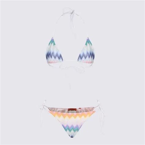 Buy Missoni Multicolour Zig Zag Bikini Beachwear Red At 33 Off