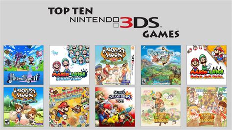 My Top 10 Favourite Nintendo 3ds Games By Partnert On Deviantart