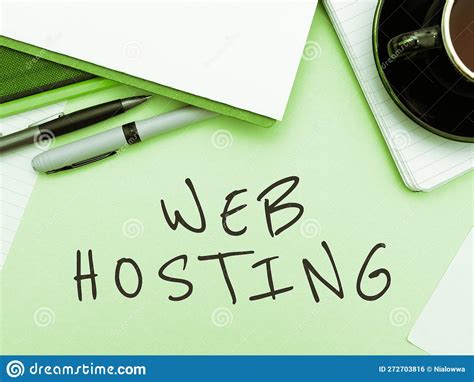conceptual caption web hosting business overview the activity of