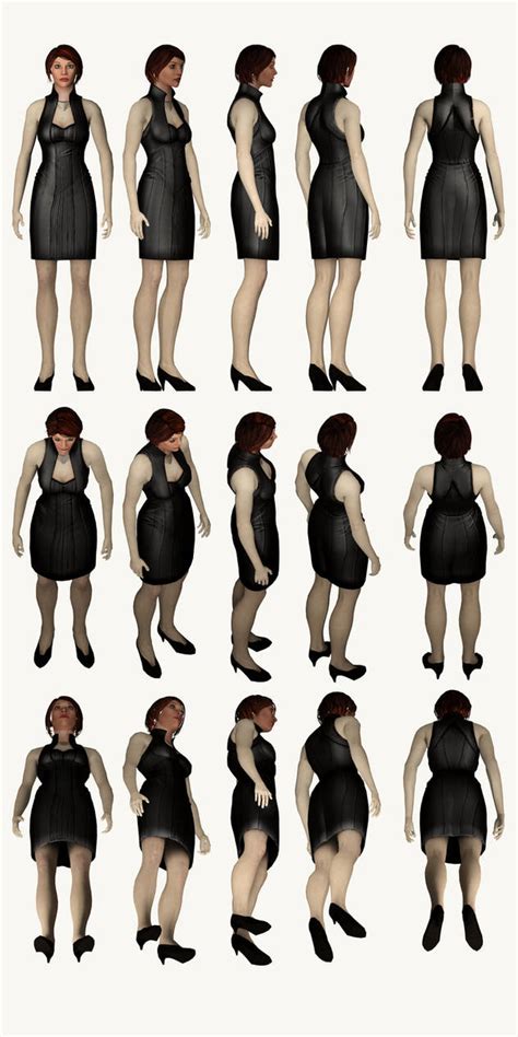 Mass Effect 2 Female Shepard Formal Reference By Troodon80 On