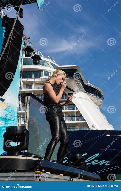 Impressions From The Christening Of A Ship Editorial Photography