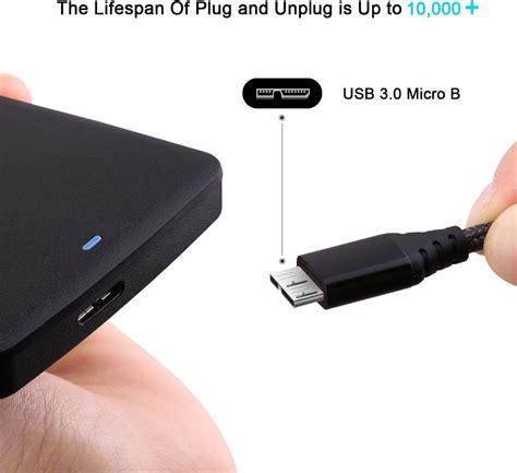 607 Fasgear Micro B To Usb Cord Divided Into Usb 30 To Type C Female